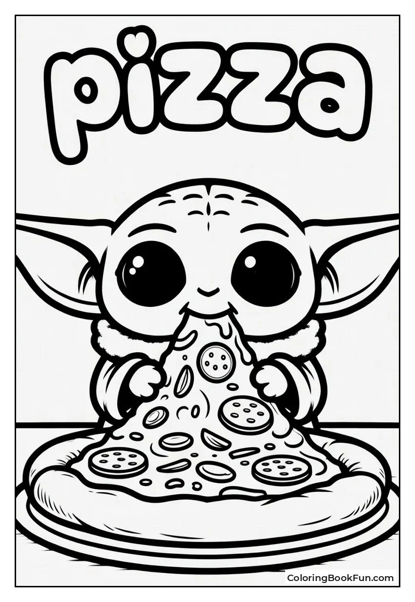 70 Pizza Coloring Pages (Free PDFs) - ColoringBookFun