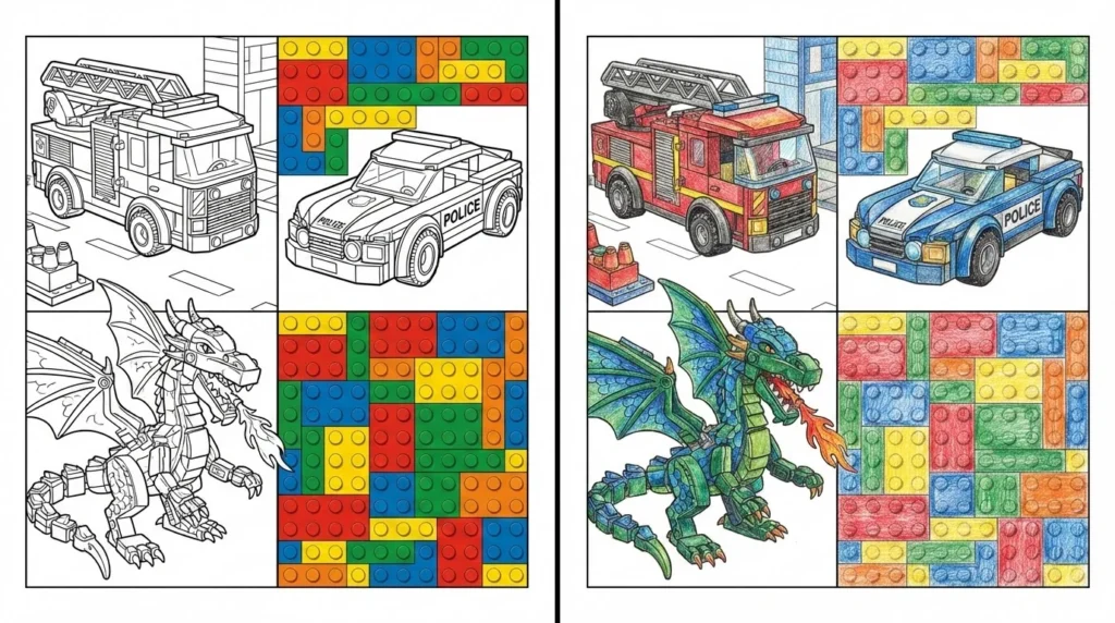55 Lego Coloring Pages (Free PDFs) - ColoringBookFun