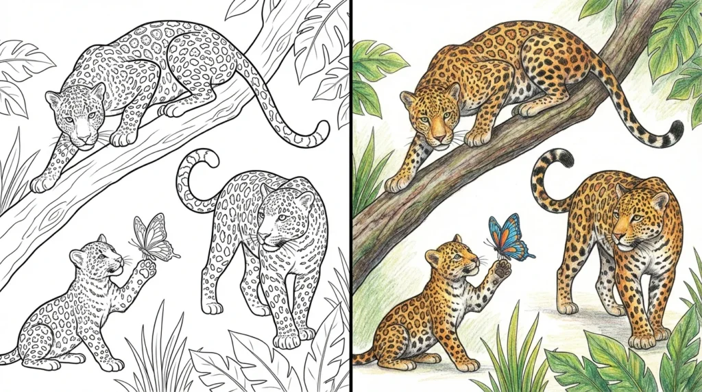58 Leopard Coloring Pages (Free PDFs) - ColoringBookFun