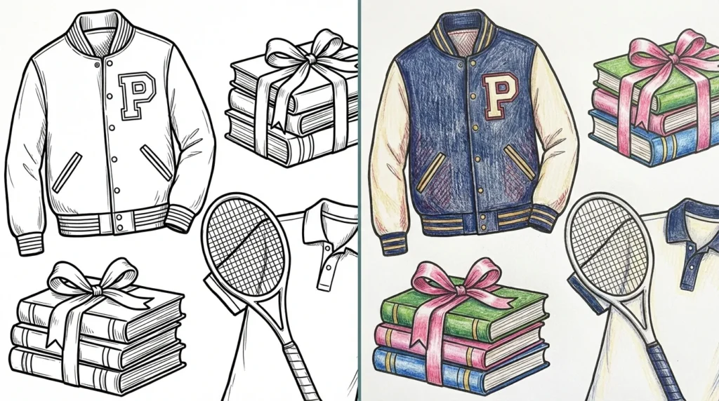57 Preppy Coloring Pages (Free PDFs) - ColoringBookFun