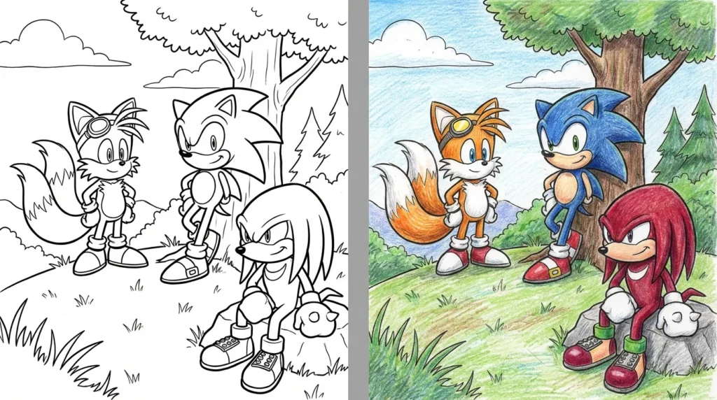 70 Tails Coloring Pages (Free PDFs) - ColoringBookFun