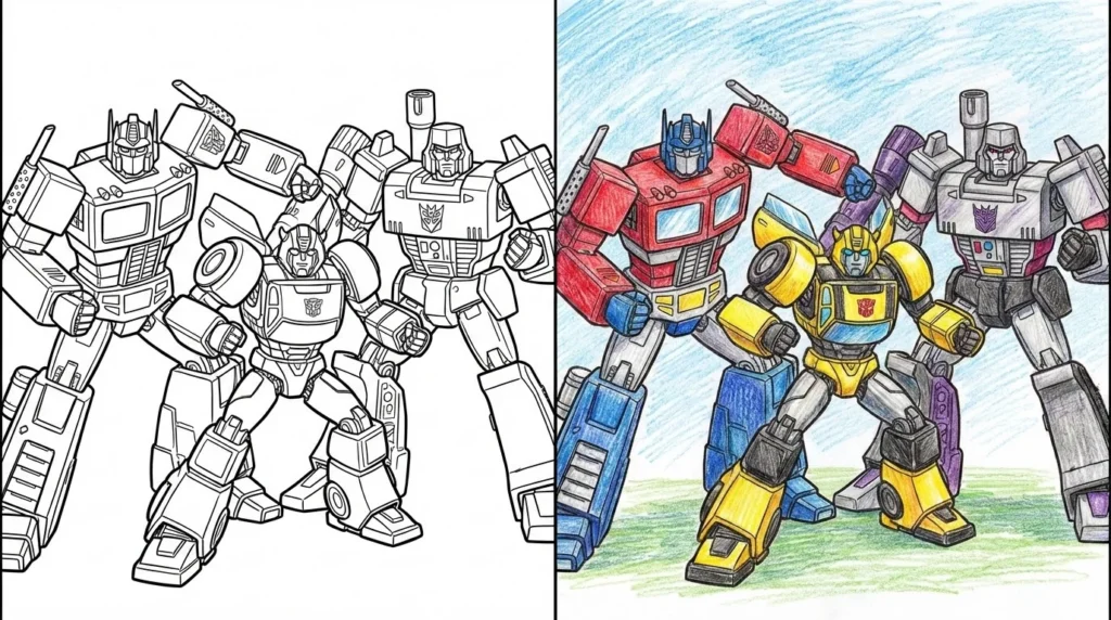 75 Transformers Coloring Pages (Free PDFs) - ColoringBookFun