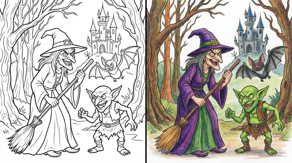 47 Wicked Coloring Pages (Free PDFs) - ColoringBookFun