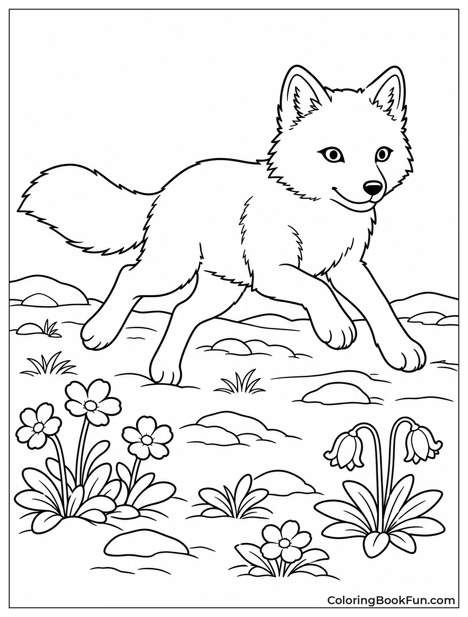 40 Arctic Animals Coloring Pages (Free PDFs) - ColoringBookFun