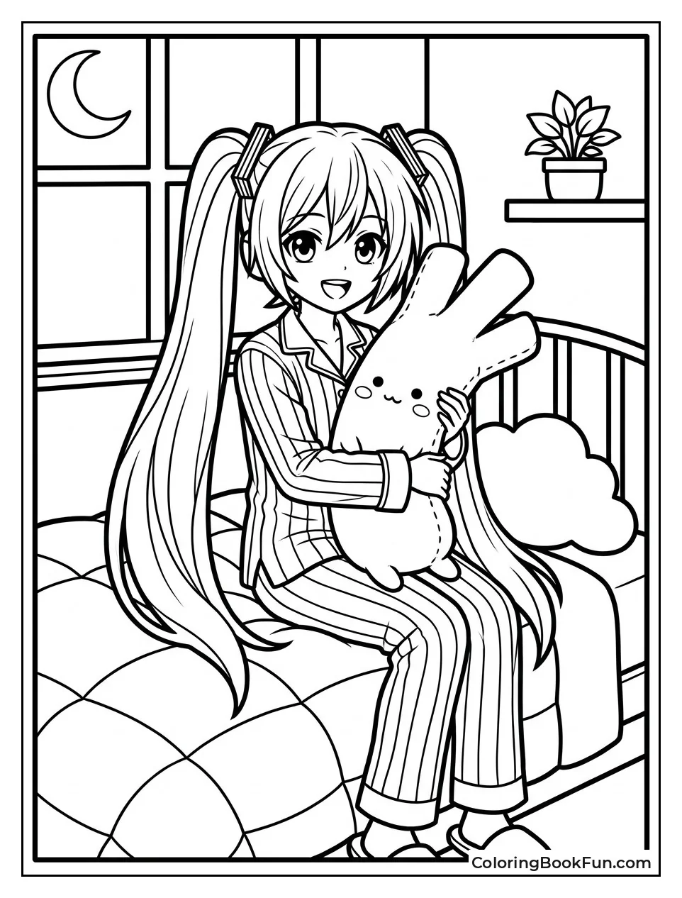 38 Miku Coloring Pages (Free PDFs) - ColoringBookFun