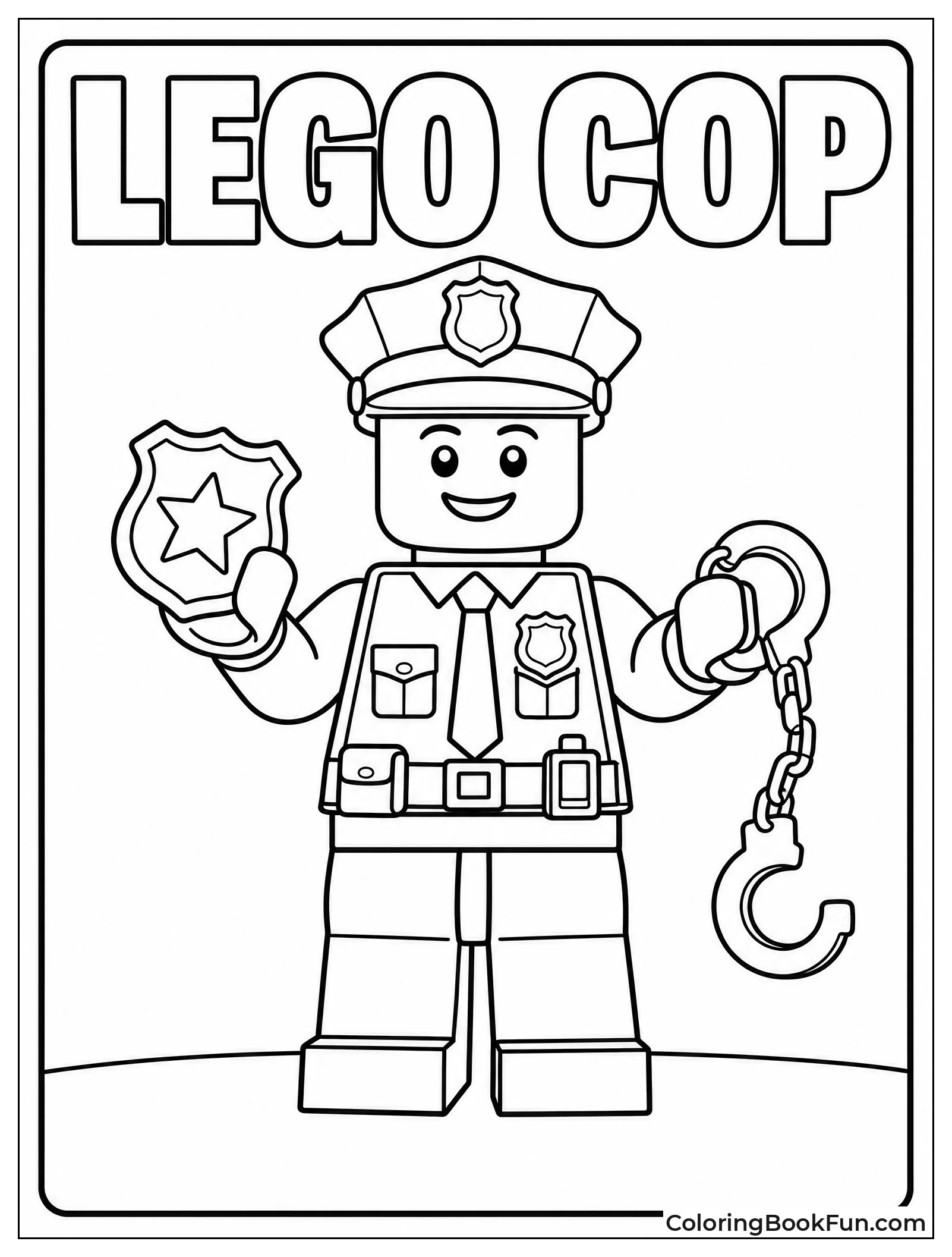 41 Police Officer Coloring Pages (Free PDFs) - ColoringBookFun
