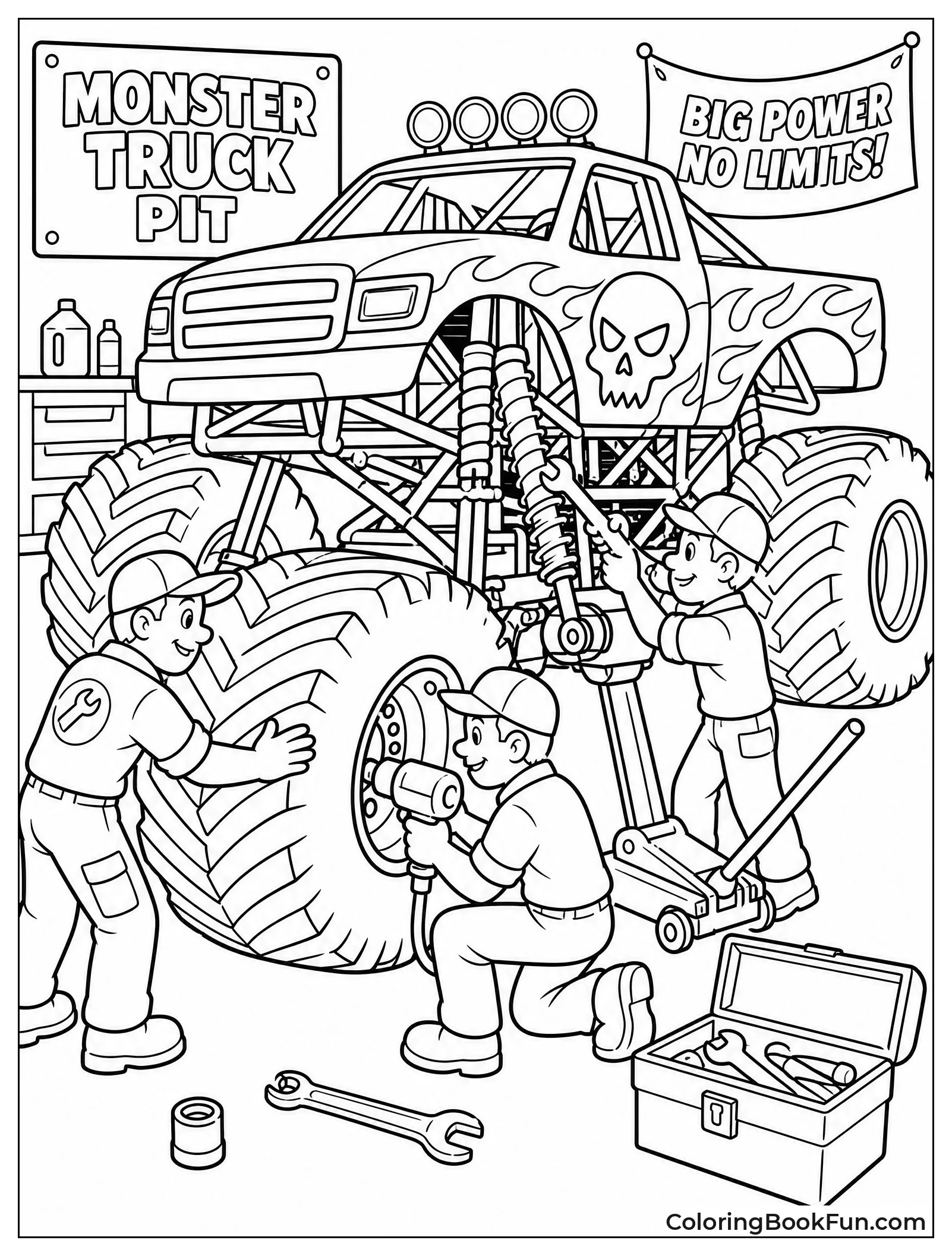 42 Monster Jam Coloring Pages (Free PDFs) - ColoringBookFun