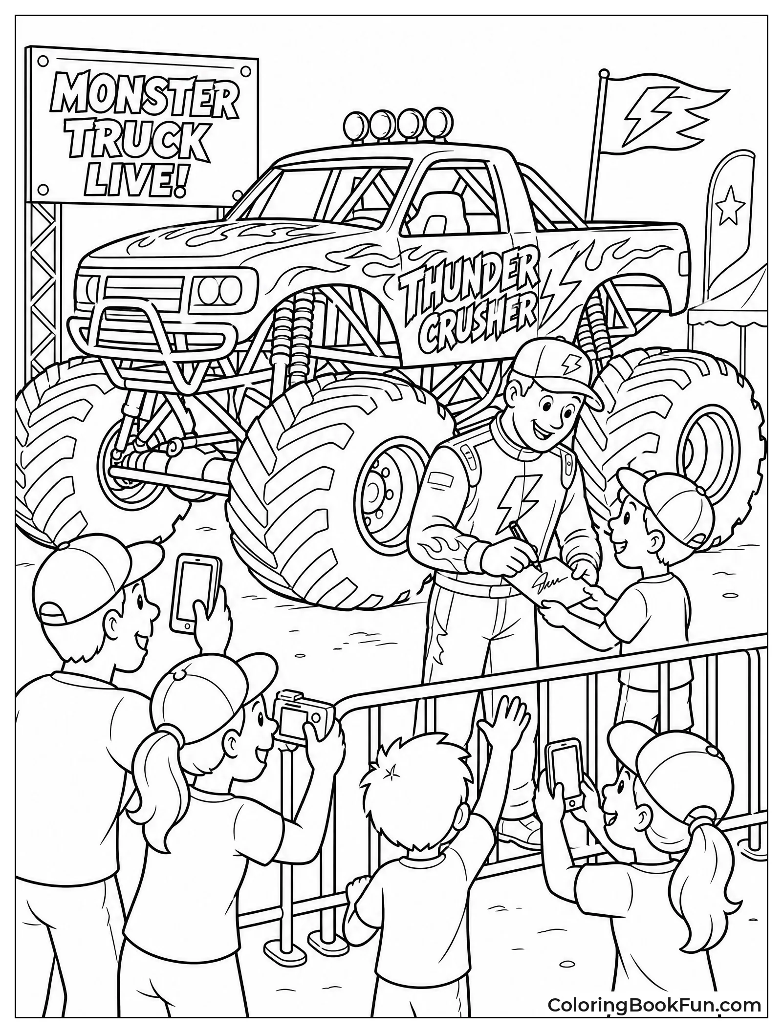 42 Monster Jam Coloring Pages (Free PDFs) - ColoringBookFun