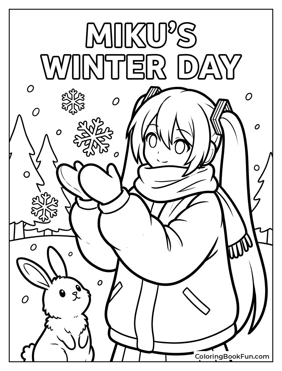 38 Miku Coloring Pages (Free PDFs) - ColoringBookFun