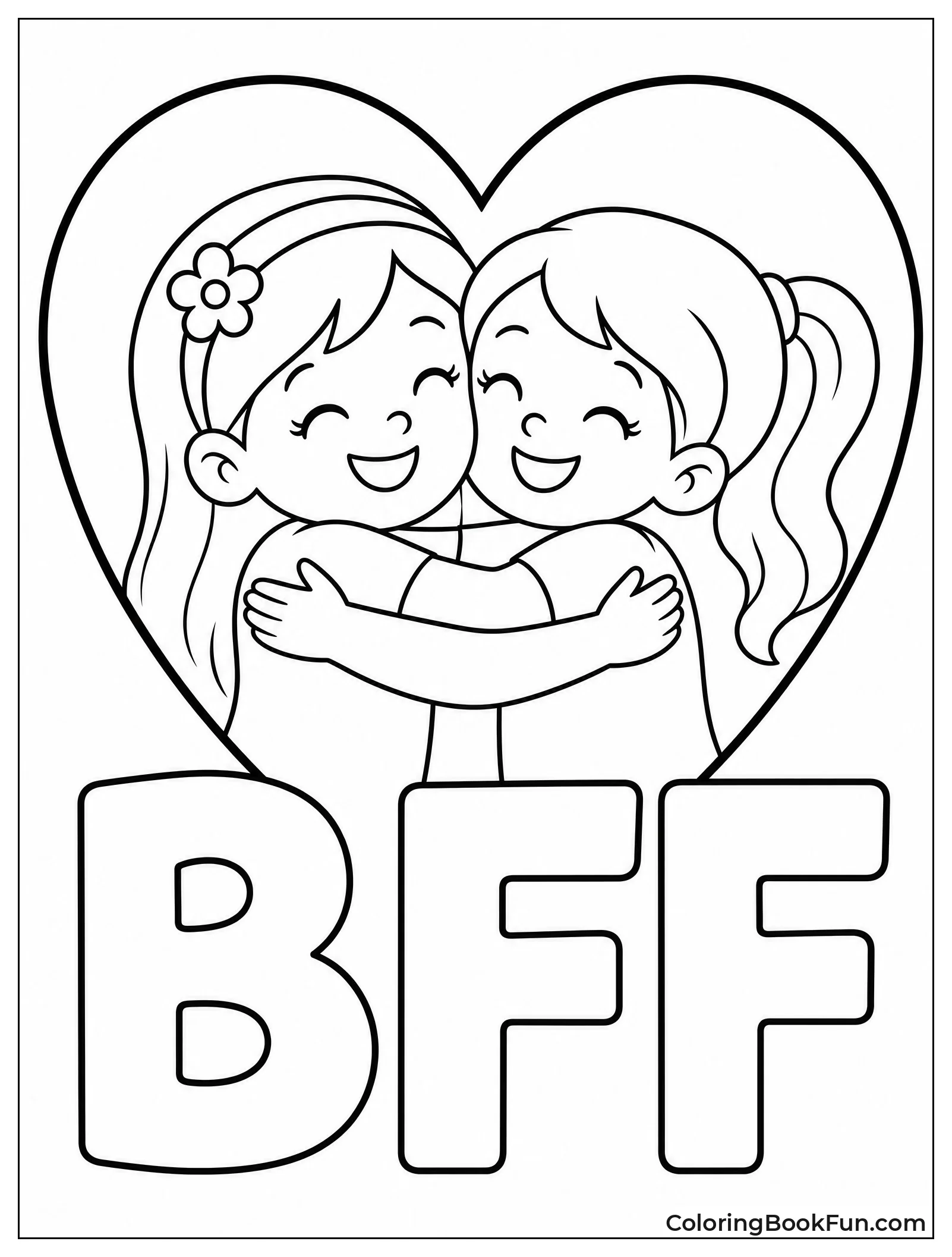 43 Bff Coloring Pages (Free PDFs) - ColoringBookFun