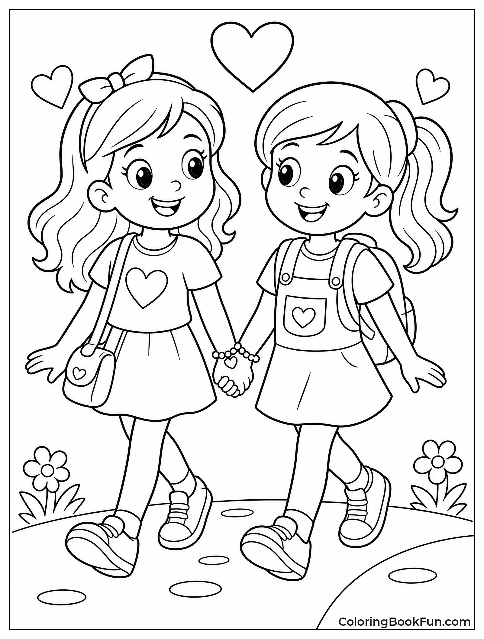 43 Bff Coloring Pages (Free PDFs) - ColoringBookFun