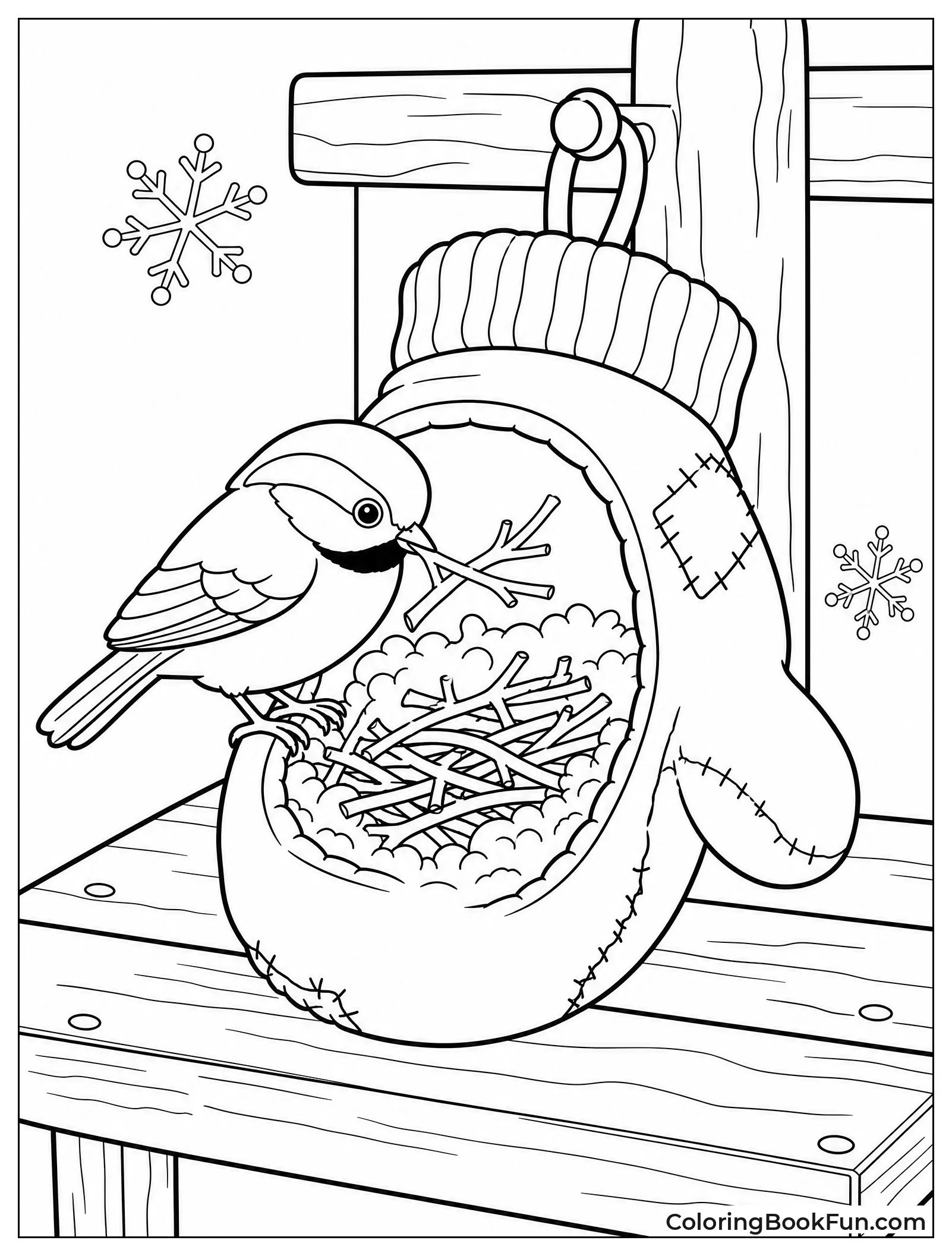 42 Mitten Coloring Pages (Free PDFs) - ColoringBookFun