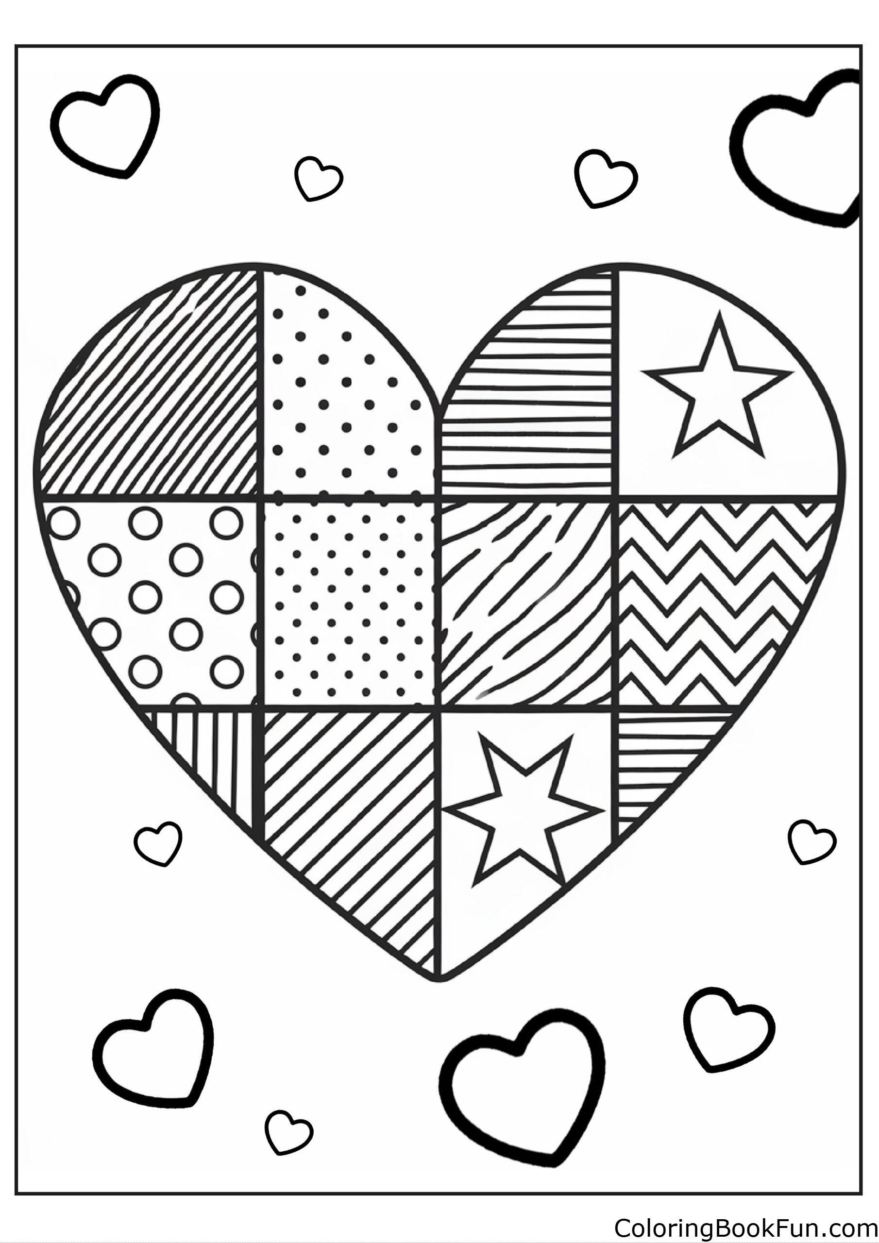 20 Heart Coloring Pages - ColoringBookFun