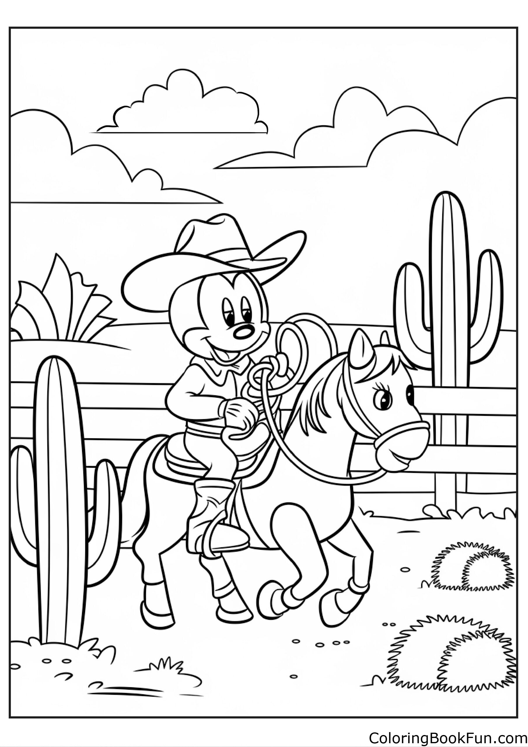 19 Mickey Mouse Coloring Pages - ColoringBookFun