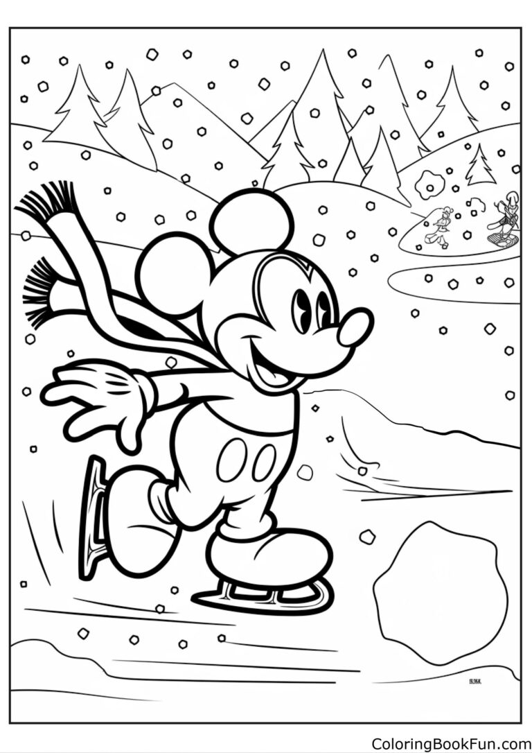 19 Mickey Mouse Coloring Pages - ColoringBookFun