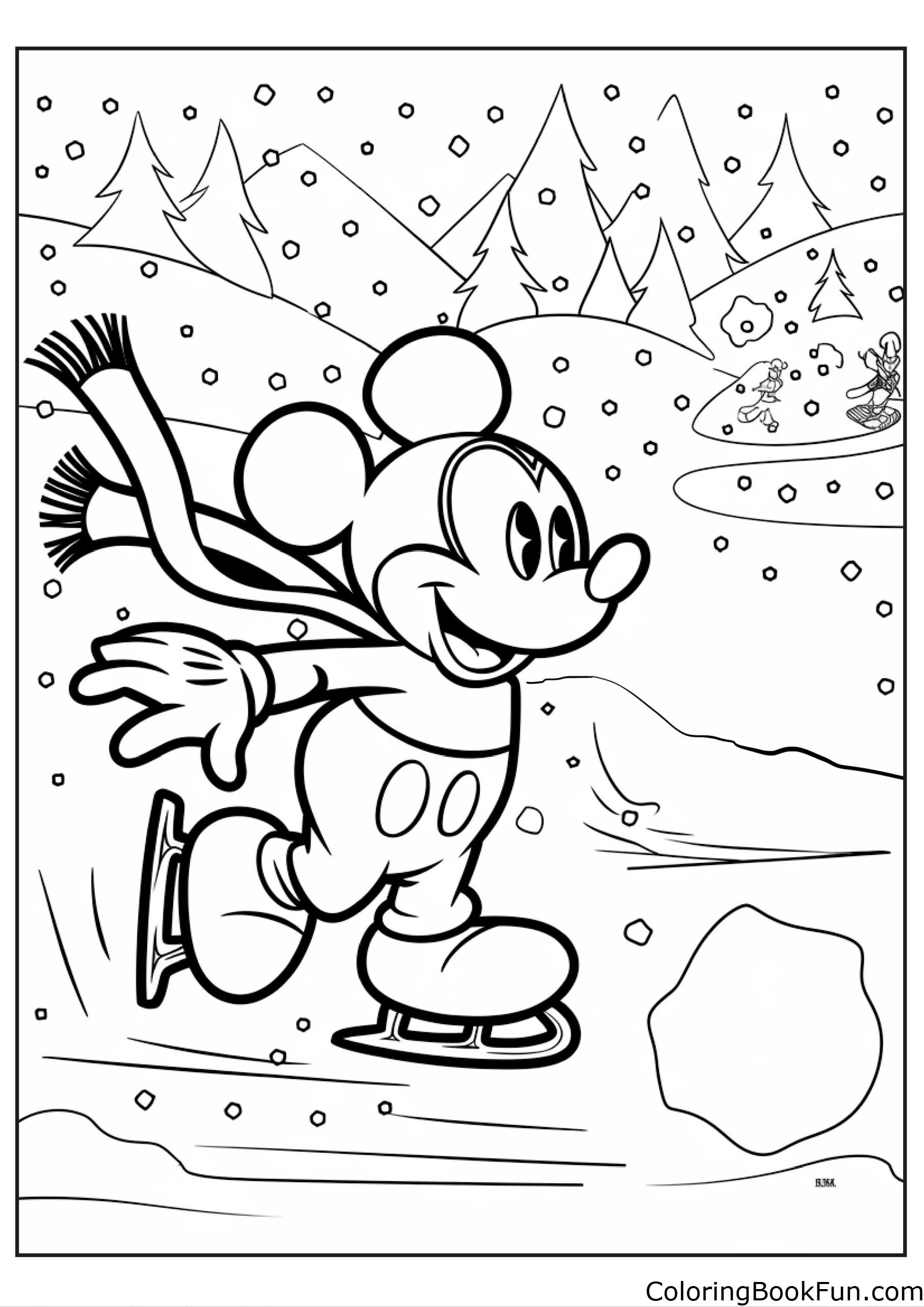 19 Mickey Mouse Coloring Pages - ColoringBookFun