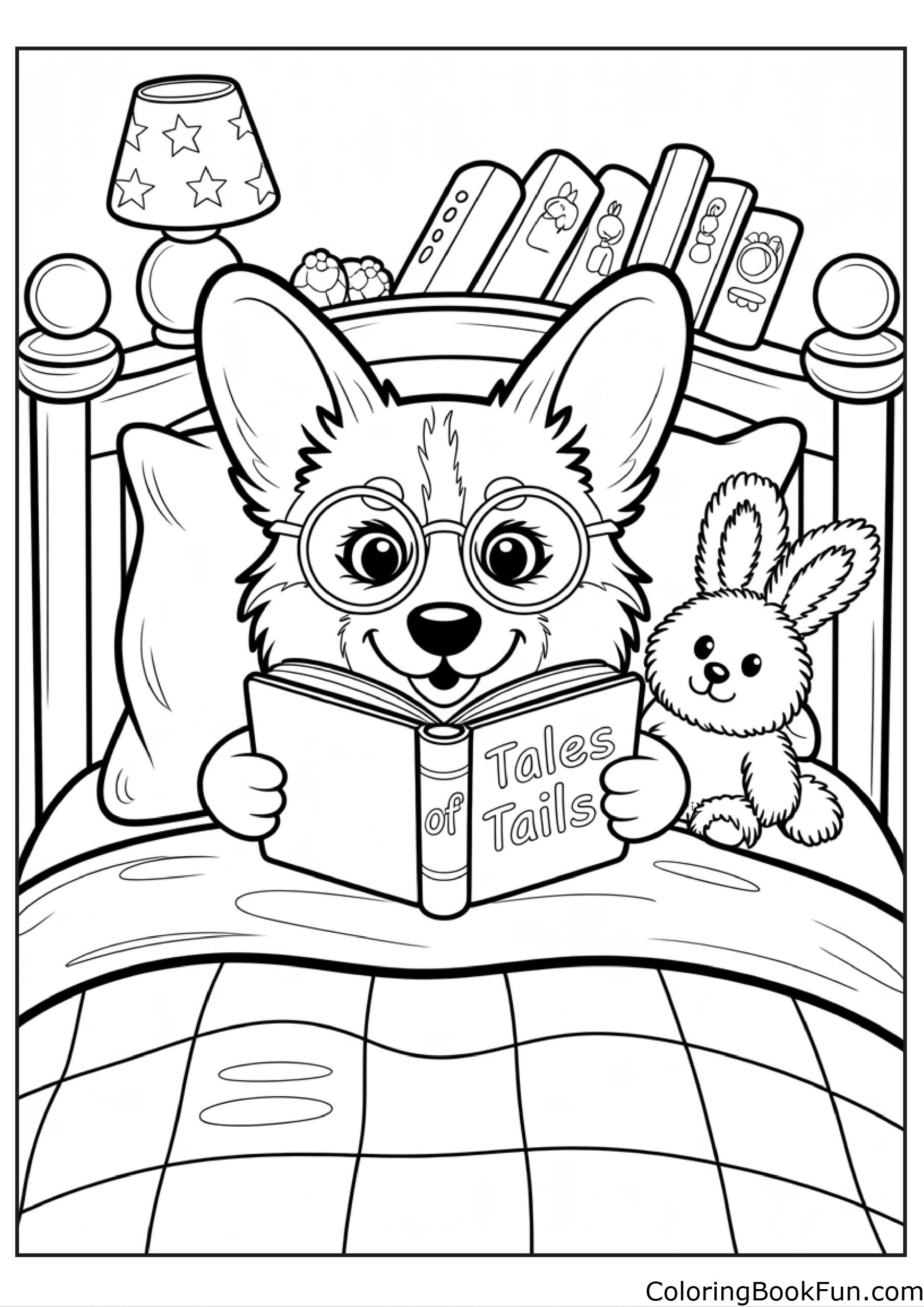 20 Corgis Coloring Pages - ColoringBookFun