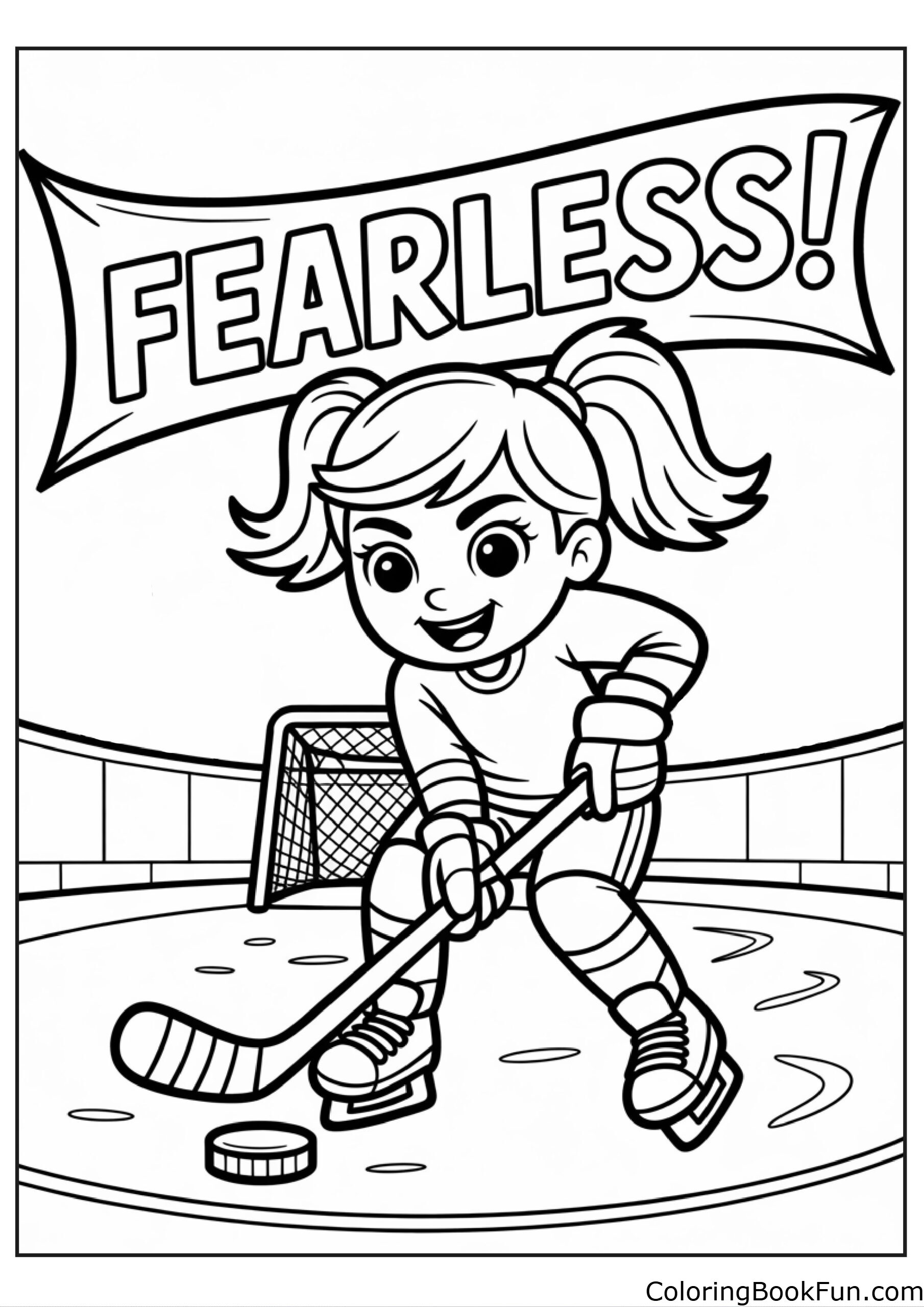 20 Hockey Coloring Pages - ColoringBookFun