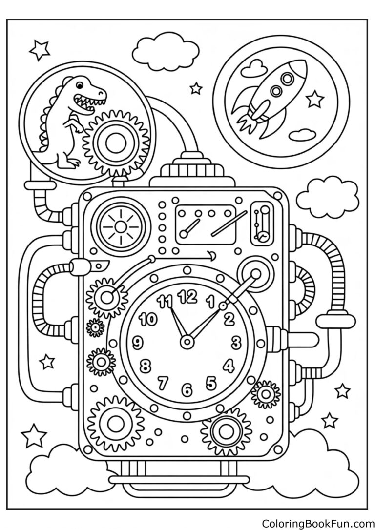 20 Science Coloring Pages - ColoringBookFun