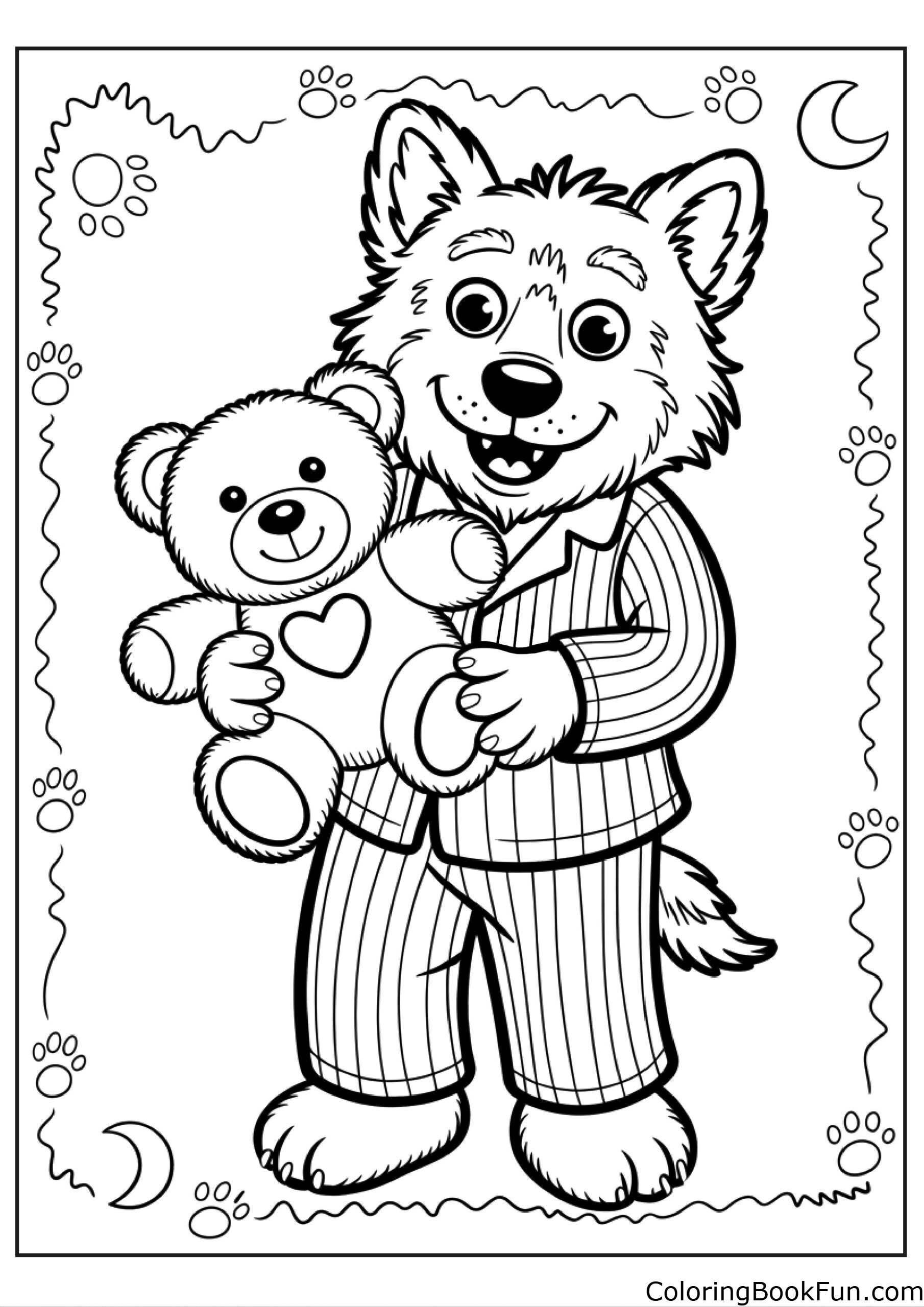 16 Werewolves Coloring Pages - ColoringBookFun