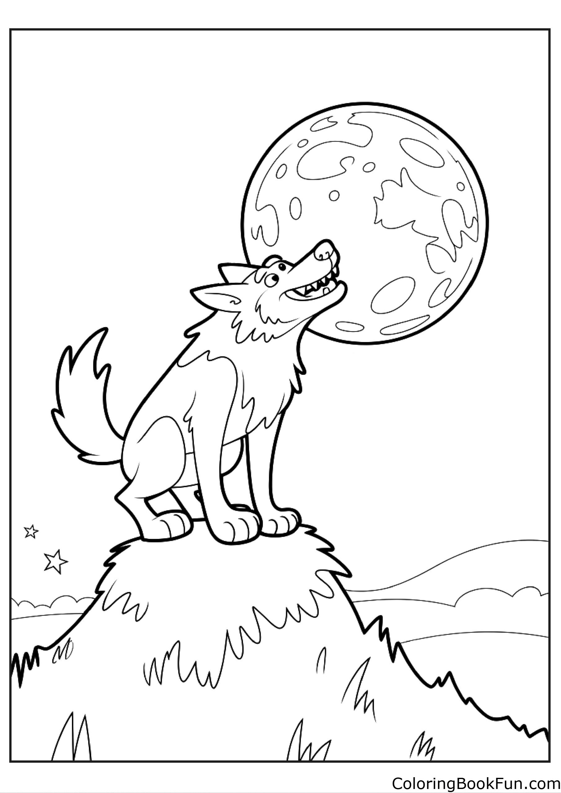 16 Werewolves Coloring Pages - ColoringBookFun